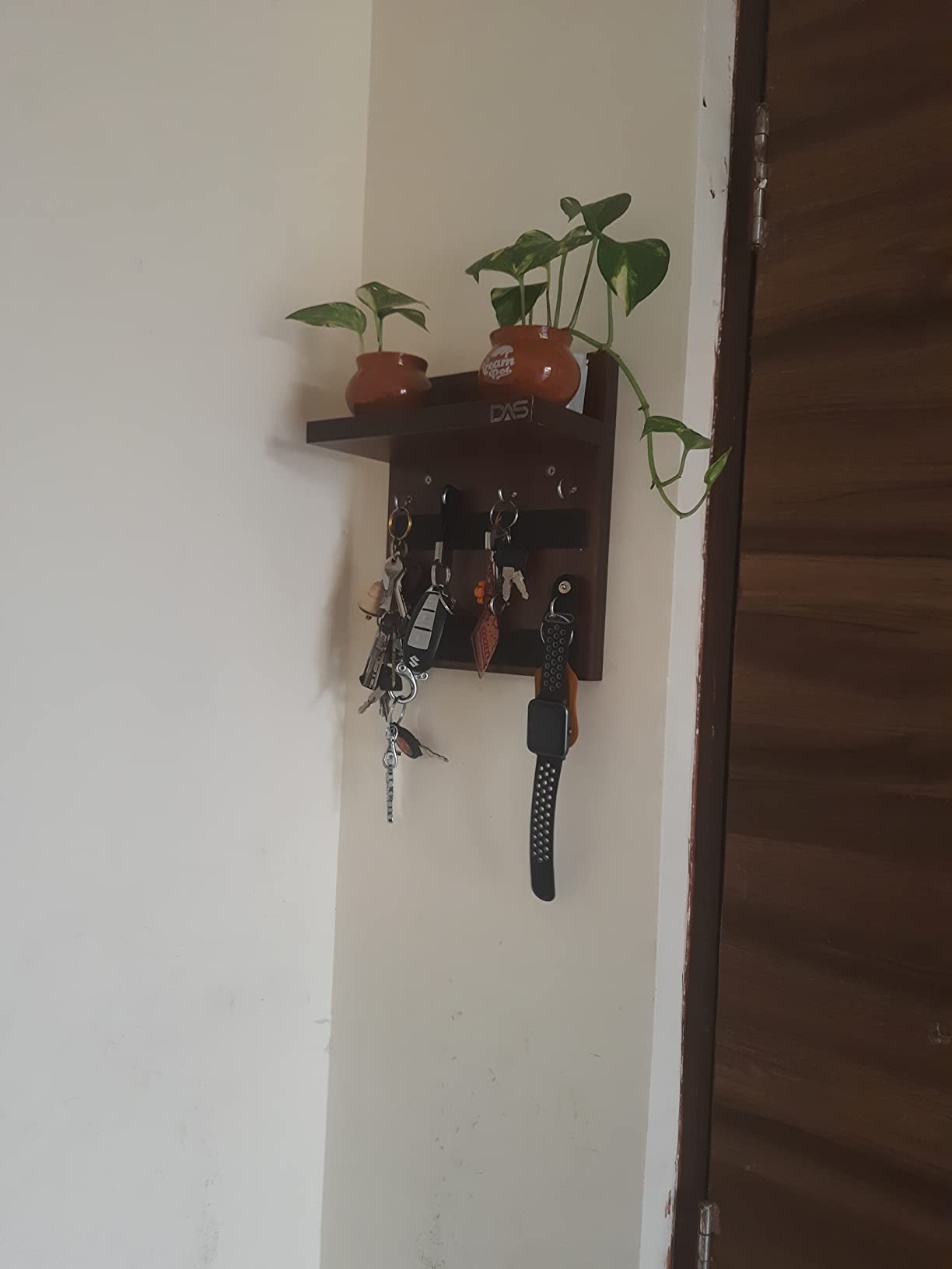 DAS Wall Mounted Home Décor Key Chain Holder/Key Hooks Organizer with ...