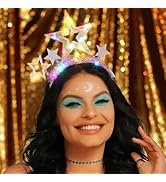 Amazon.com : JEAIRTS Light Up Headband Led Crown Headbands Glow Rave ...