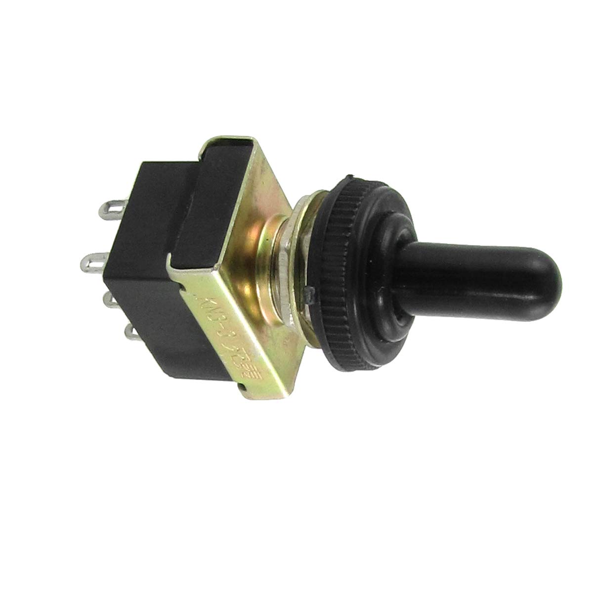 Amazon.com: Aexit Boot Seal Toggle Switches Handle 2P2T DPDT ON/ON Mini ...