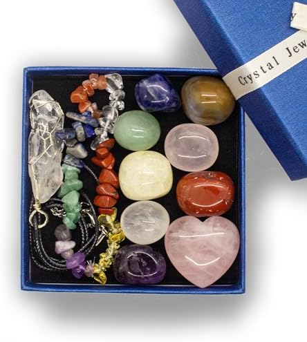 Amazon.com: MineCrystals Crystals and Healing Stones Chakra Set ...