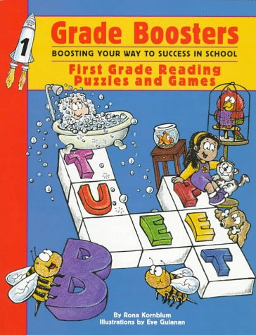 First Grade Reading Puzzles & Games (Grade Boosters Series): Kornblum, Rona: 9781565655720 ...