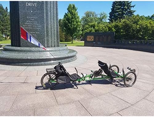 Amazon.com : SoundWinds Fanion Recumbent Bike Flag - Reflective Red ...