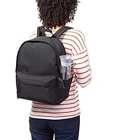 Amazon.com: Amazon Basics Classic School Backpack - Black : Clothing ...