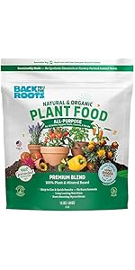 Amazon.com : Back to the Roots Organic All-Purpose Plant Food (5 lb ...