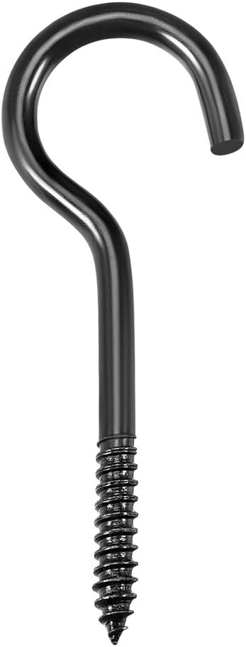 Amazon.com: uxcell 2" Screw Eye Hooks Self Tapping Screws Screw-in ...