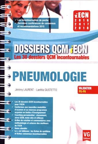 DOSSIERS QCM I ECN PNEUMOLOGIE: GIUSTETTO-LAURENT: 9782818315972: Books ...