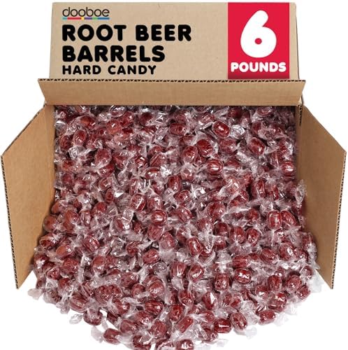 Amazon.com : Root Beer Barrels - 4 Pounds - Root Beer Hard Candy - Old ...