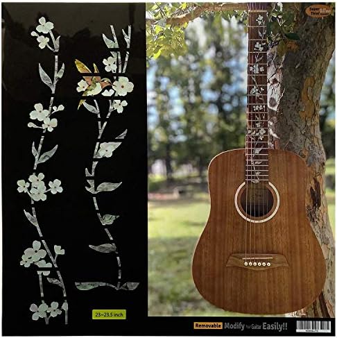 Inlay Sticker Fret Markers for Guitars - Tree Of Life w/Hummingbird, FT ...