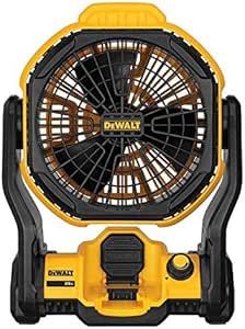 DEWALT 20V MAX Cordless/Corded JOBSITE Fan (DCE511B) : Buy Online at ...