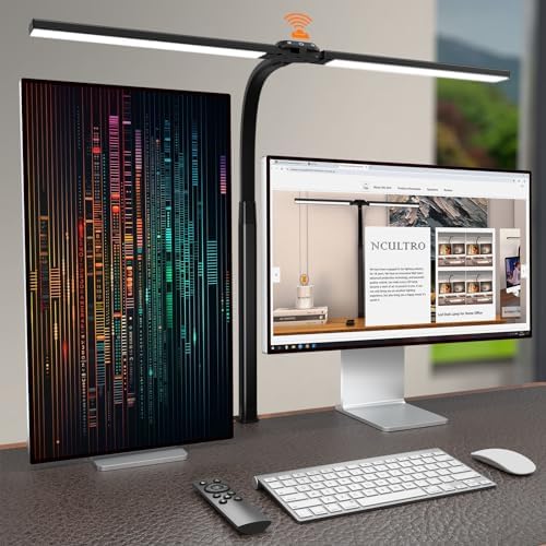 Ncultro LED Desk Lamp for Home Office, Bright Adjustable Gooseneck ...