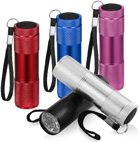 Kssvzz 5 Pack Small Torch, Mini Torches Led Super Bright with 9 LEDs ...