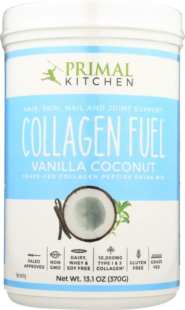 Amazon.com: Primal Kitchen Vanilla Collagen Fuel® Drink Mix, Vanilla ...