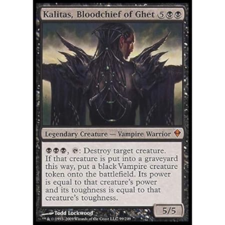 Amazon.com: Magic The Gathering - Kalitas, Bloodchief of Ghet (99 ...