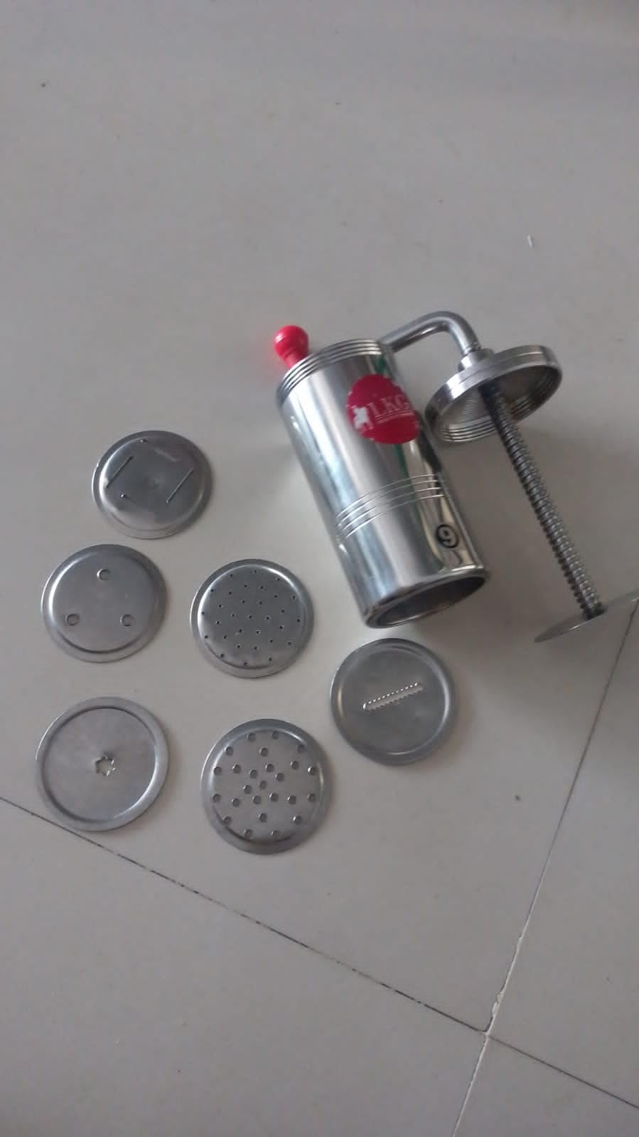Buy ABR Stainless Steel Sev Sancha/idiyappam/sev Maker/Kitchen Press ...