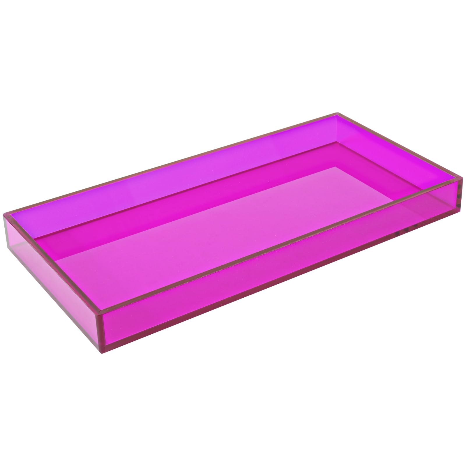 Amazon.com: Acrylic Tray for Vanity Makeup Perfume Jewelry 12x6'' Small ...