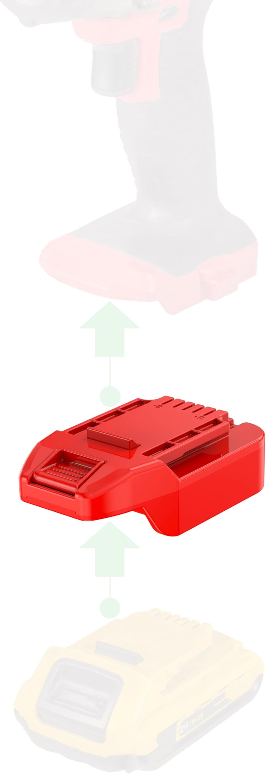 Amazon.com: NovaQuantic Adapter Upgrade for Bauer 20V Cordless Tools ...