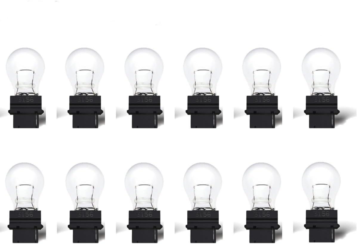 Amazon.com: Kadiby 12 Pack 3156 Bulb,T25 3155 3156ll 3456 4156 P27W ...