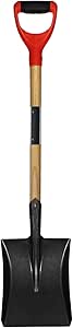 Amazon.com : Heavy-Duty Transfer Shovel,Square Flat Shovel with D Handle for Gardening Soil ...