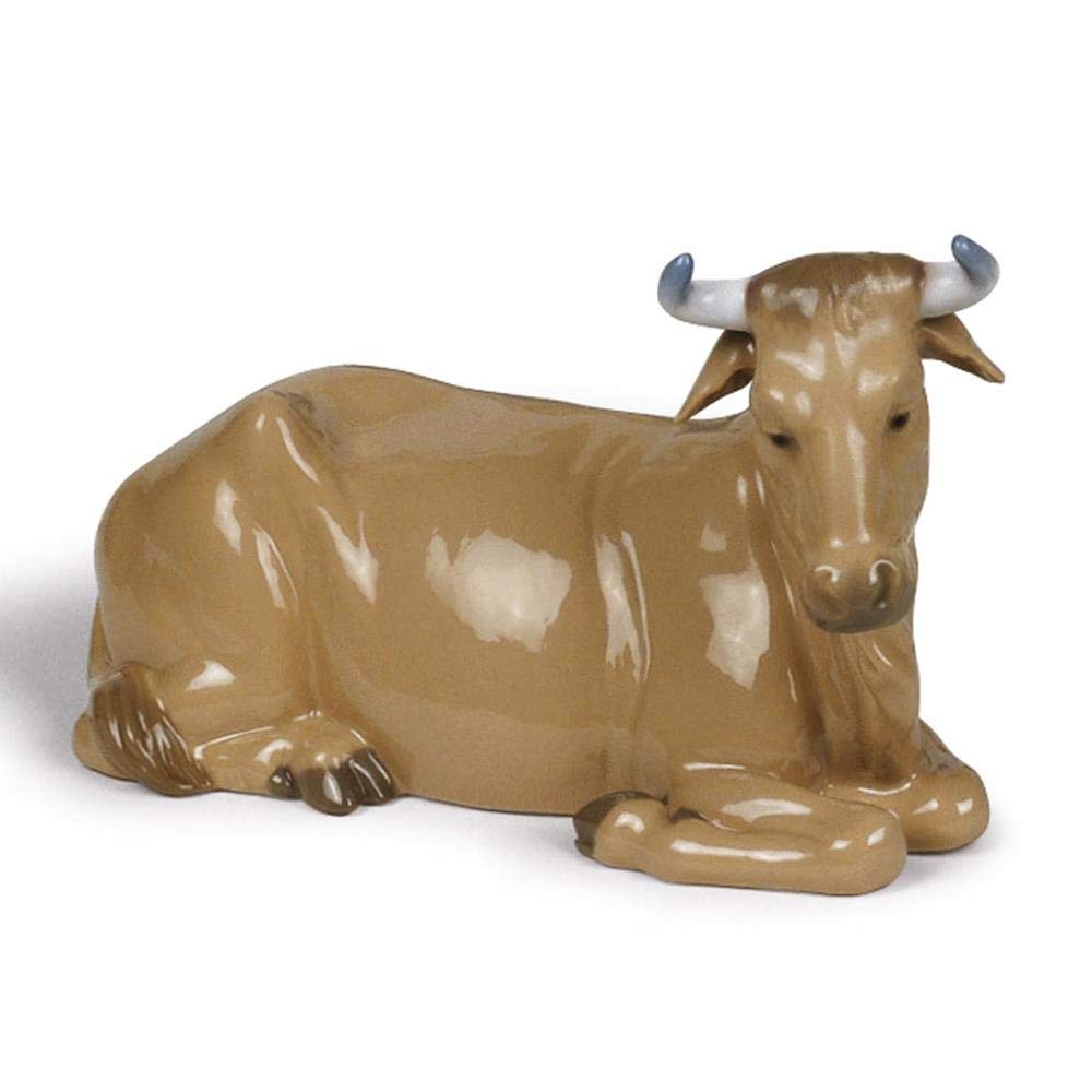 NAO Calf. Porcelain Nativity Ox Figure. : Amazon.co.uk: Home & Kitchen