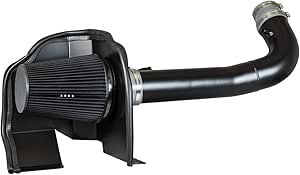 Amazon.com: Ares Motorsports Black Cold Air Intake System with Heat Shield Kit + Filter Combo ...