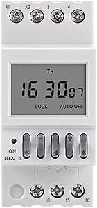 Amazon.com: ZERVA Din Rail Timer, Auto Bell Ring Timer Controller Time ...