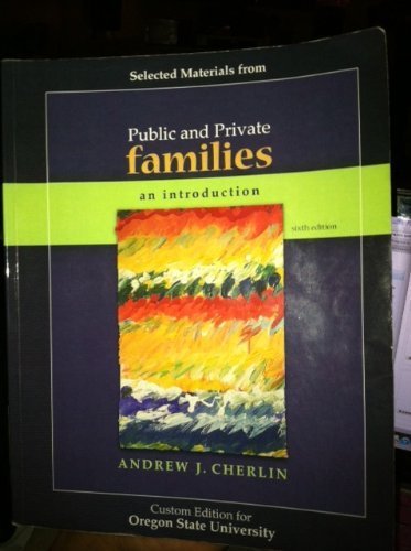 Public and Private Families (An Introduction, Oregon State University ...