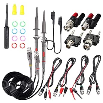 Universal Oscilloscope Probe with Accessories Kit 100MHz Oscilloscope ...