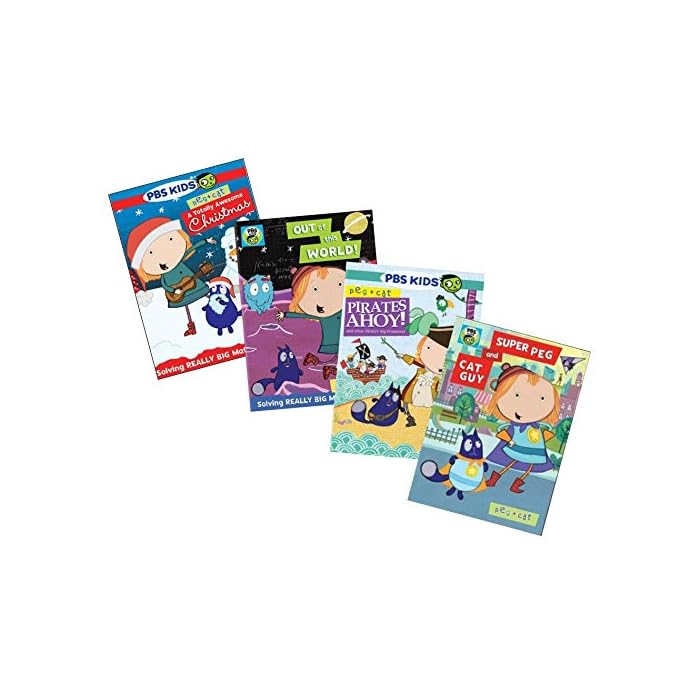 Buy Ultimate PBS Peg + Cat 4-DVD Learning Collection: A Totally Awesome ...