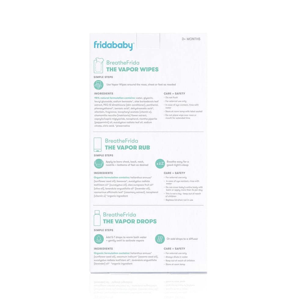 Snapklik.com : Frida Baby Breathe Easy Kit Sick Day Essentials ...