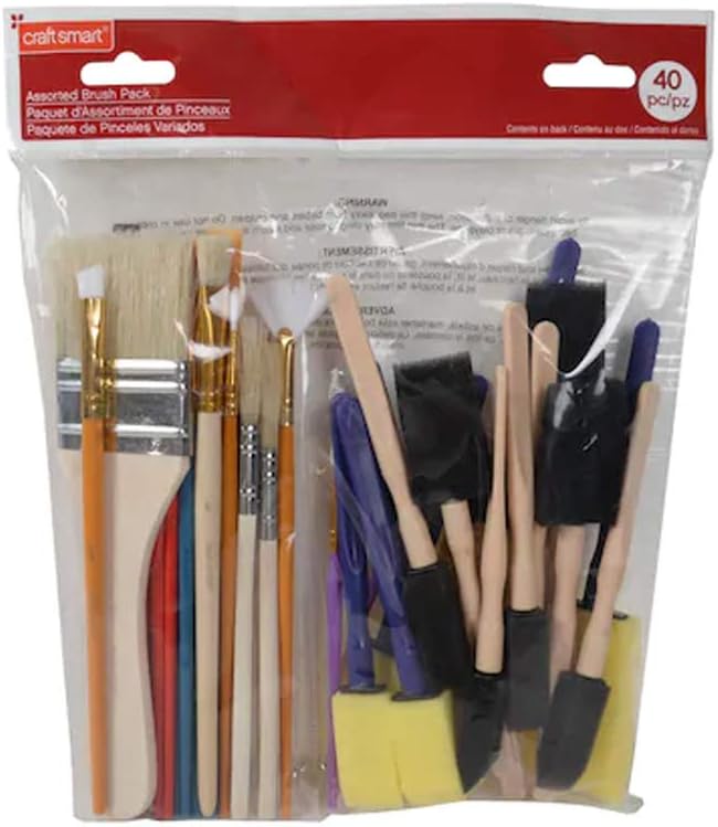 Amazon.com: 12 Packs: 40 ct. (480 Total) Multi-Purpose Brush Set