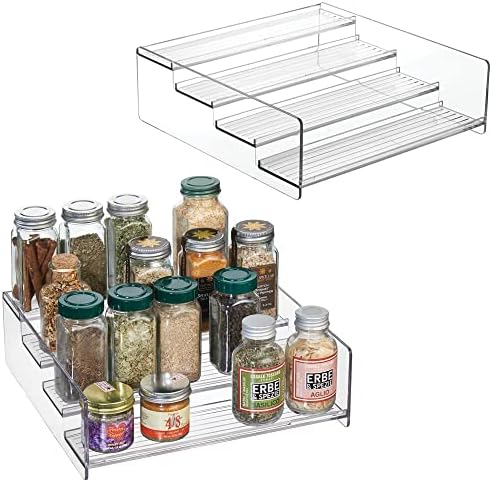 mDesign Seasoning and Spice Rack – Space-Saving Solution for ...
