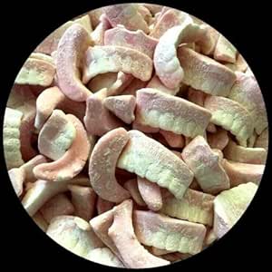 Barratt Milk Teeth Sweets - 500g - Strawberry And Vanilla Flavour Teeth ...