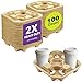 Amazon.com: [100 Count] Heavy-Weight 4 Cup Drink Carriers Cardboard for ...
