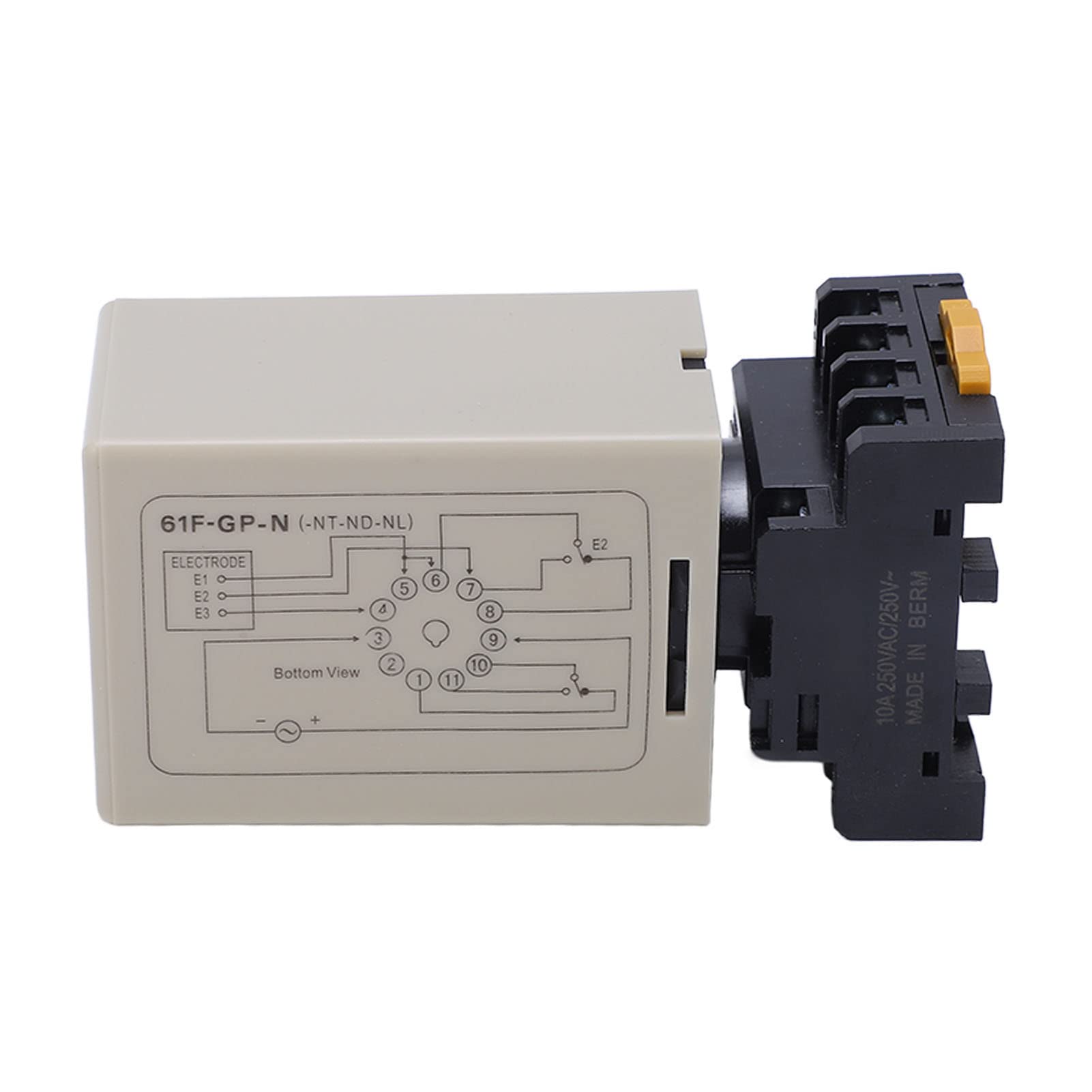 Buy Liquid Level Control Relay 220v Ac Pvc Shell Water Level Controller Floatless Level Relay