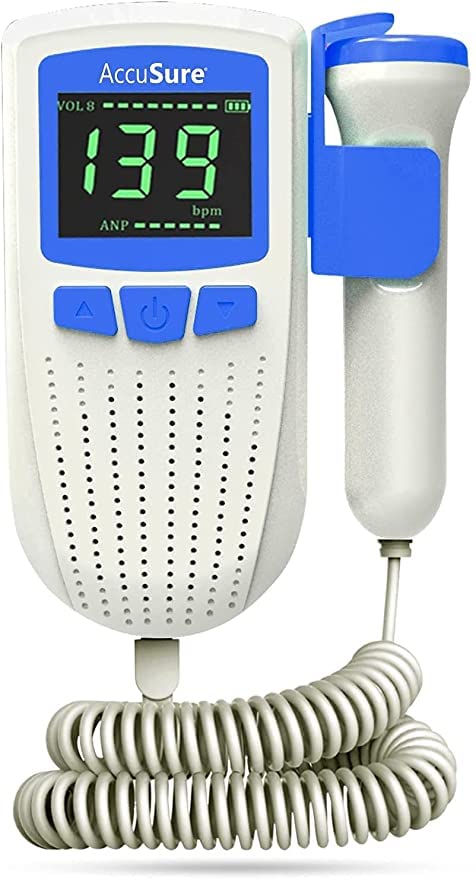 Professional Fetal Doppler with USB Charging, Battery Indicator and ...