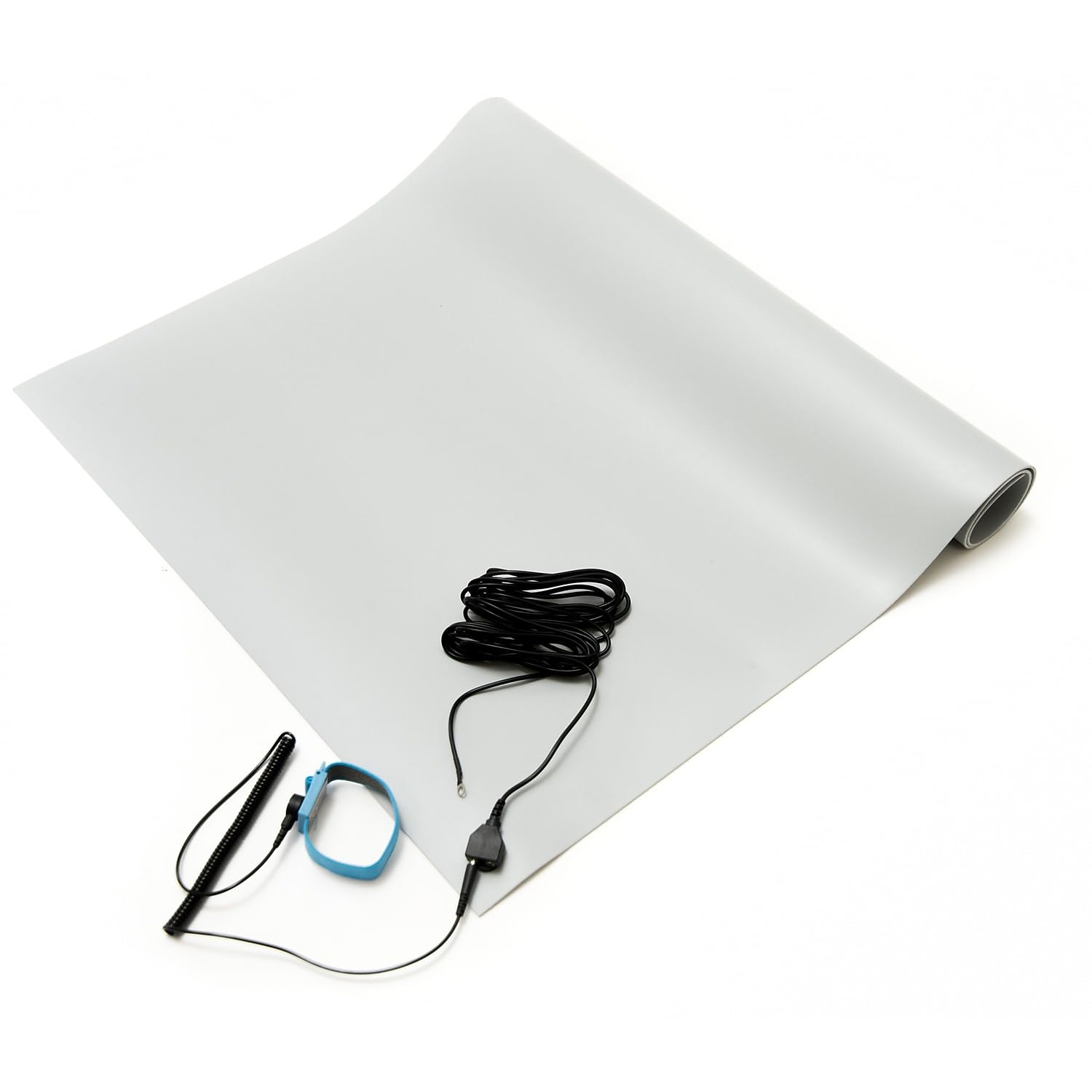 Snapklik.com : ESD Anti-Static Table Mat Kit, 3 Ft X 5 Ft, Gray ...