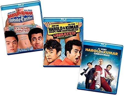 Amazon.com: Complete Harold and Kumar Blu-ray Trilogy: Harold & Kumar ...