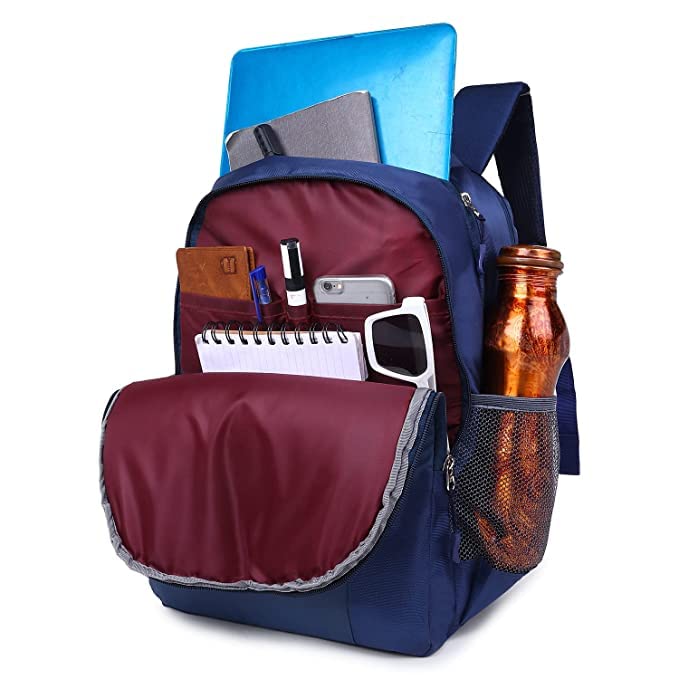 Buy VS BACKPACKS Slim Everyday Backpack Compact Water-Resistant ...