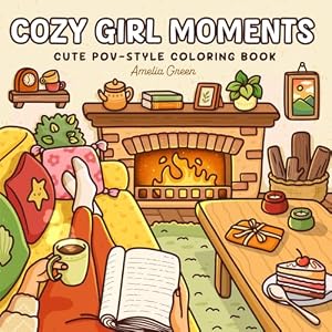Girl Moments: Coloring Book for Adults and Kids (Cozy Spaces Coloring ...