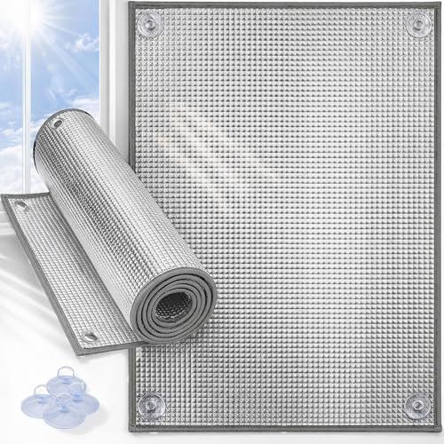 Amazon.com: Sun Shade Reflective Window Tint 9 Mm Thick Aluminum Foil ...