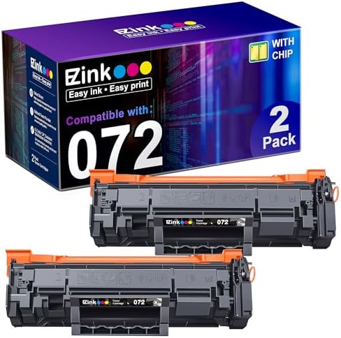 Amazon.com: Canon Genuine 072 Black Toner Cartridge Compatible with ...