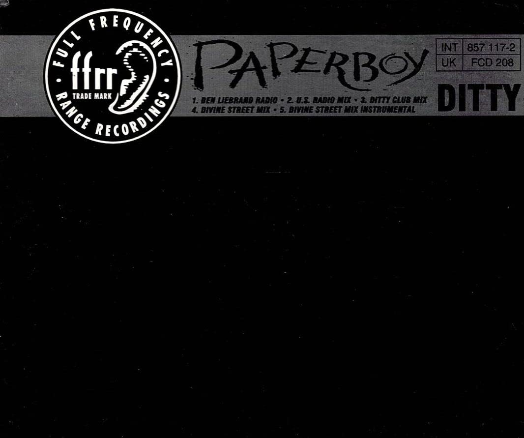 Paperboy - Paperboy - Ditty - FFRR - FCD 208, FFRR - 857 117-2 - Amazon ...