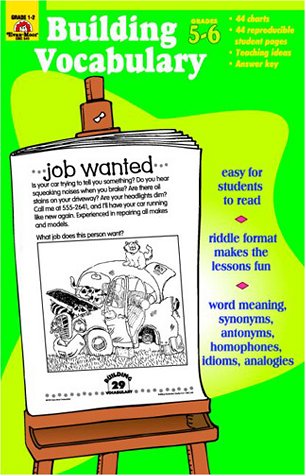 Building Vocabulary: Grades 5-6: 9781557996817: Books - Amazon.ca