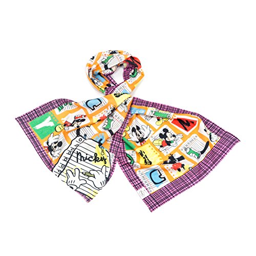Buy Disney By Shingora Mickey mouse Scribbling Cotton Scarf or Stole ...