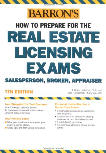 Amazon.com: How to Prepare for the Real Estate Licensing Exams ...