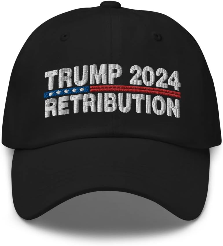 Trump 2024 Retribution Hat Cap : RAF Collection Black at Amazon Women’s ...