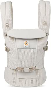Ergobaby Adapt 3-Position SoftFlex Mesh Ergonomic Baby Carrier for Newborns From Birth, Back ...