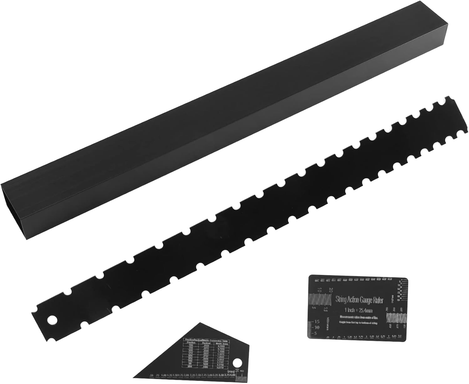 Ocnvlia 4Pcs Luthier Kits Guitar Neck Notched Straight Edge String ...