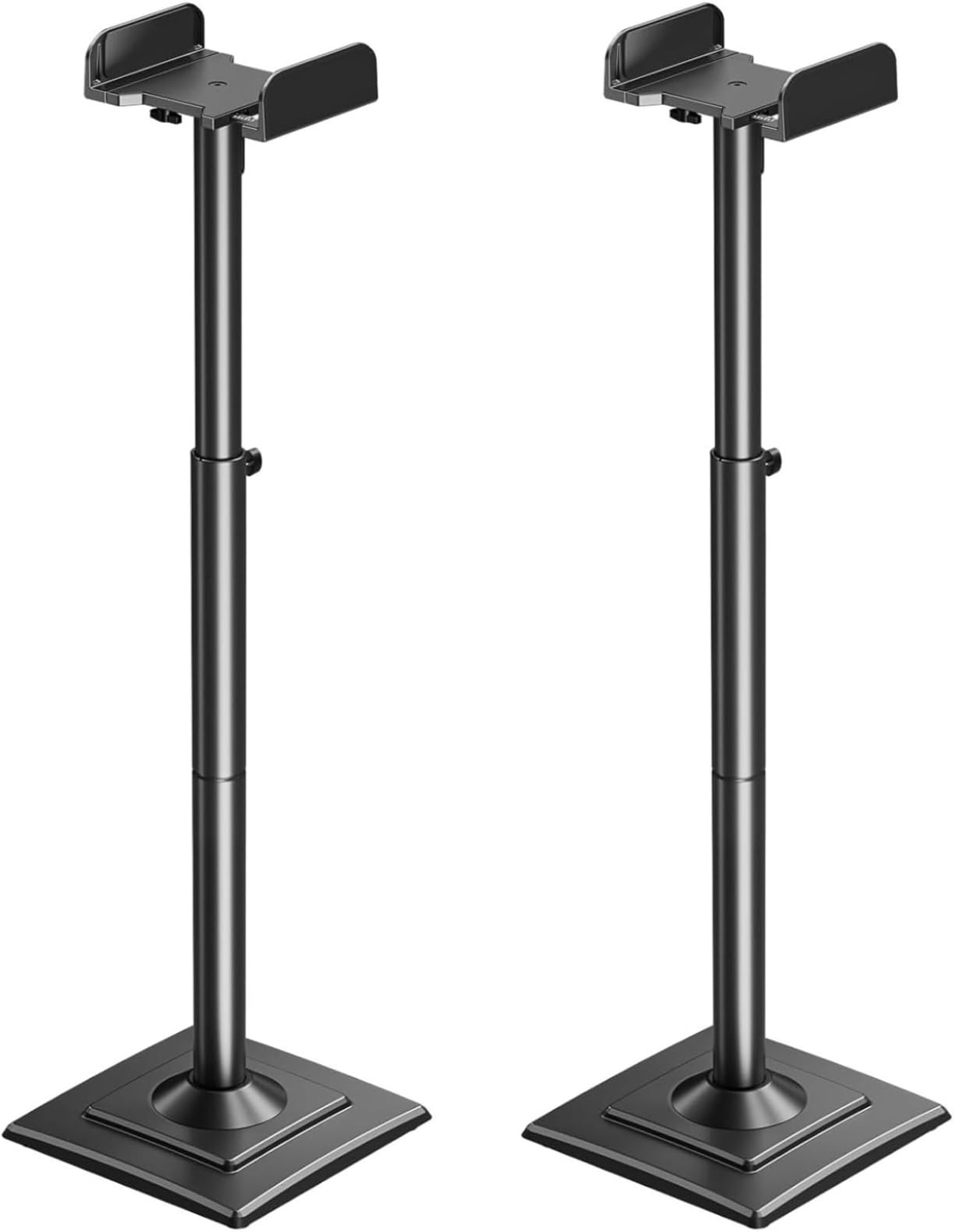 ELIVED Universal Speaker Stands Pair Height Adjustable Extend 34"-43 ...