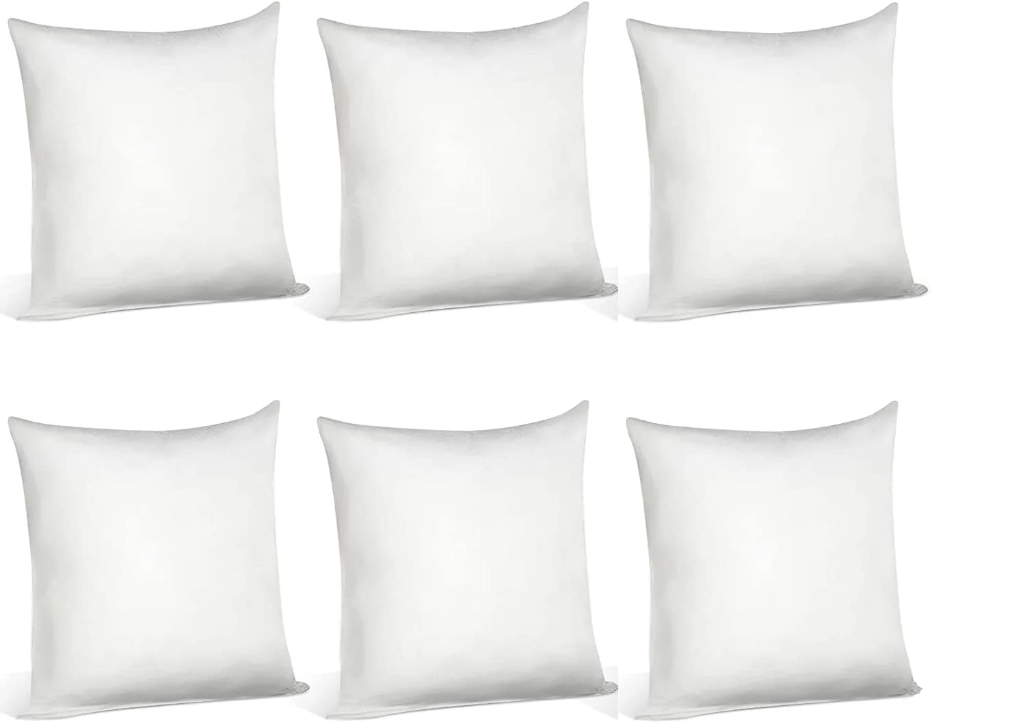 Amazon.com: OTOSTAR Throw Pillows Inserts 20x20 Inches, Set of 6 Square ...